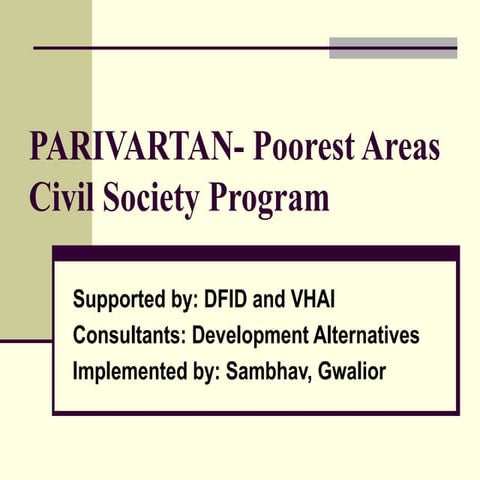 Parivartan | PPT