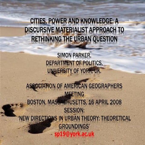 Built environment foucault space as power | PPT