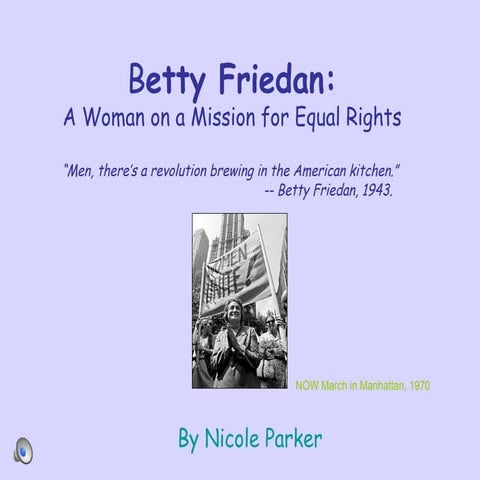 Betty Friedan | PPT