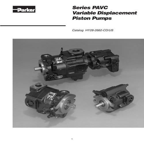 Parker (pavc,-pavc33,-pavc38,-pavc65,-pavc100)-hydraulic-piston-pumps ...