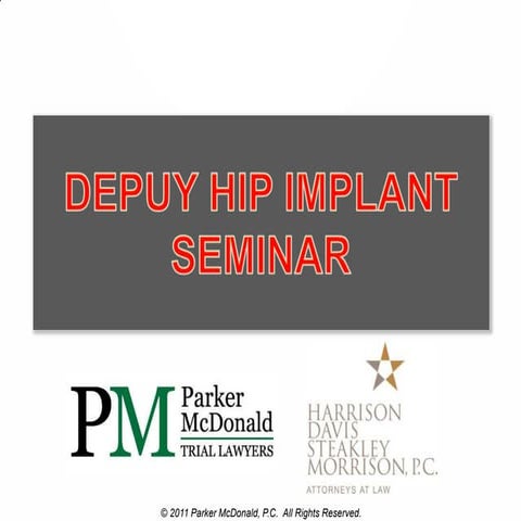 Hip Implany Seminar | PPT