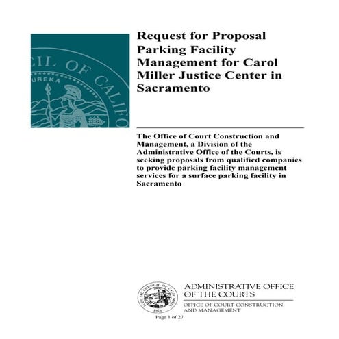 Parking cmjcente-rfp | PDF