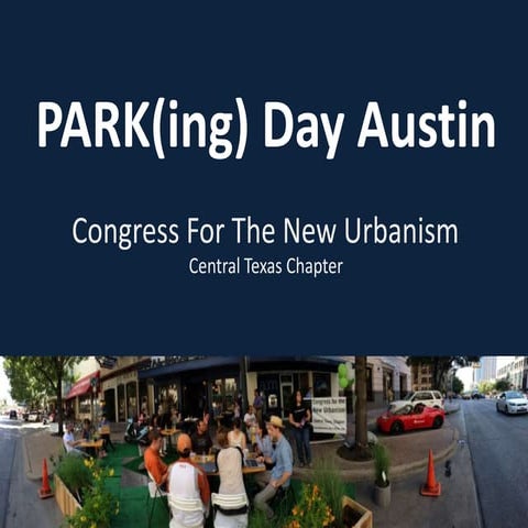 Park(ing) Day examples | PPTX