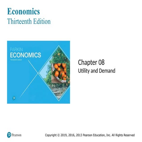 Consumer Demand Slides Including Utility Pptx
