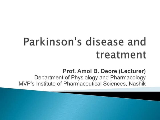 Antiparkinson's Drugs | PPT