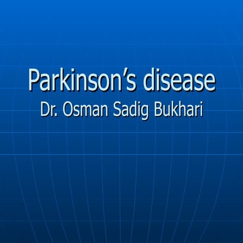 Parkinson’S Disease | PPT