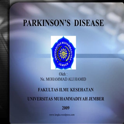 Parkinson’s disease | PPT