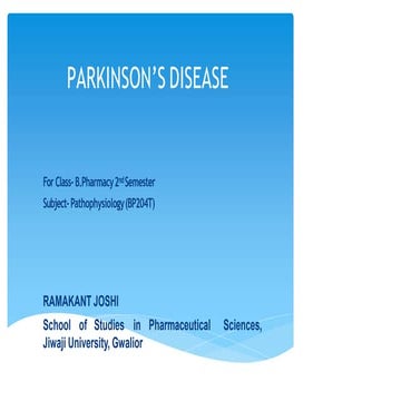 PARKINSON'S DISEASE.pptx