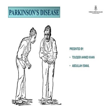 Parkinson's disease ppt SlideShare | PPTX