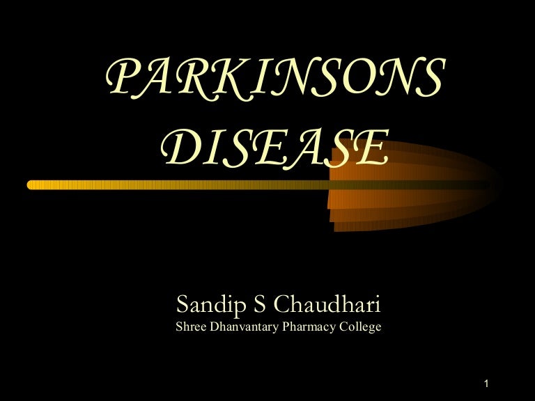 Parkinsons Ppt