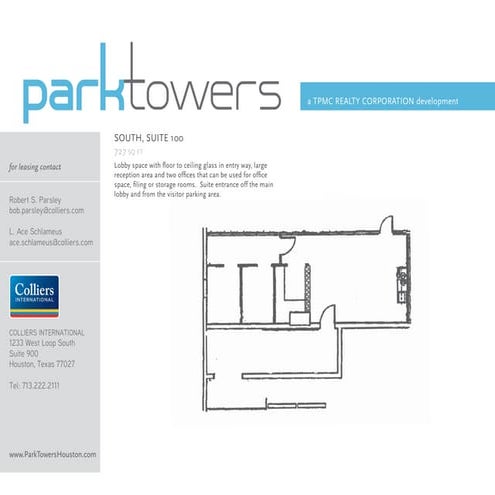 Park Towers South Floor Plans | PDF