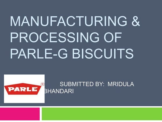 Parle G manufacturing | PDF
