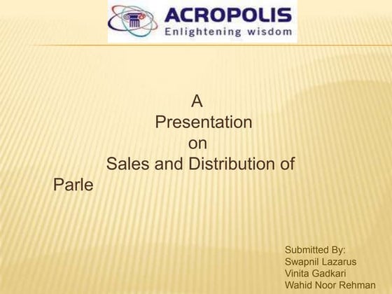 Parle g case study | PPT