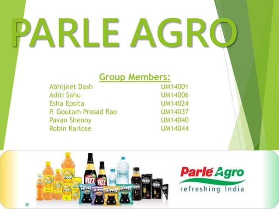 Parle agro 2016 | PPT