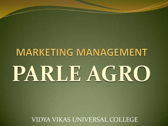 Parle product mix | PPTX | Desserts and Baking | Food & Drink