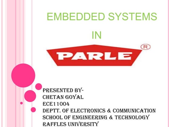 Manufacturing process of Parle | PPT
