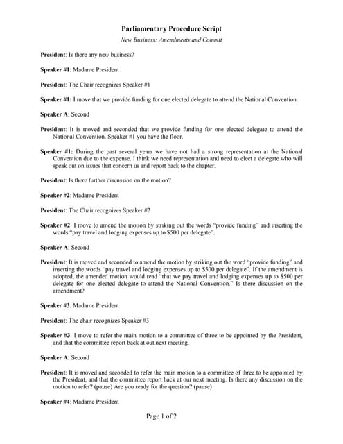 Robert's rules power point | PPT | Elections | Politics