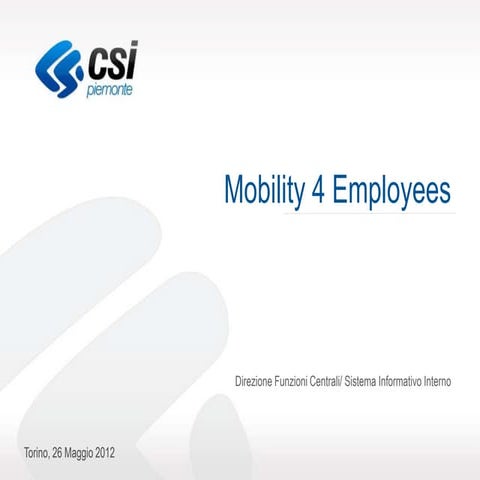Mobility 4 Employees | PPT