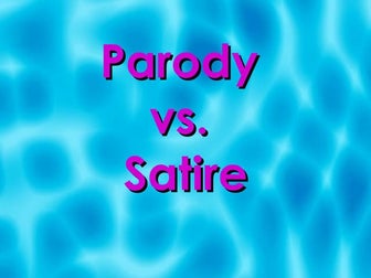 Parody and satire | PPT