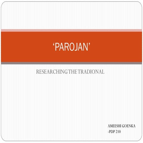 Initial presentation on Parojan | PDF