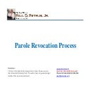 Parole Revocation Process