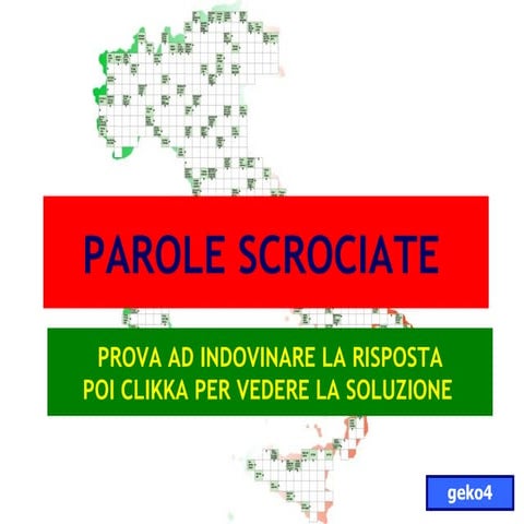 Parole Scrociate | PPS