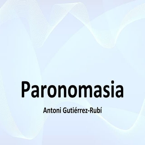 Paronomasia | PPT