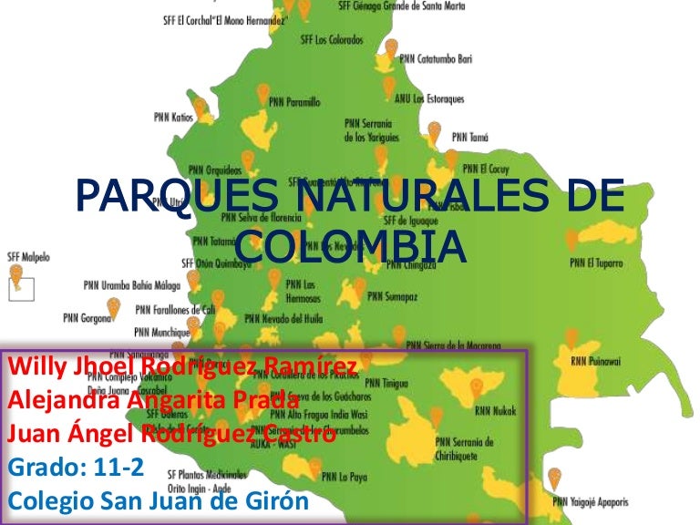 Parques naturales de Colombia