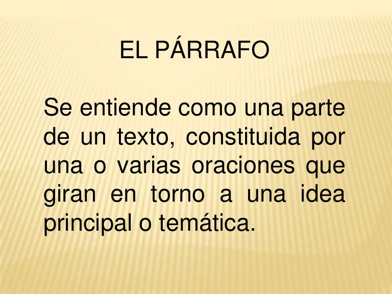 Parrafos