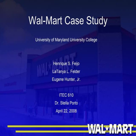 Case study walmart | DOCX