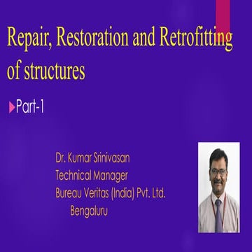 Retrofitting rehabilitation and repair of structure | PDF