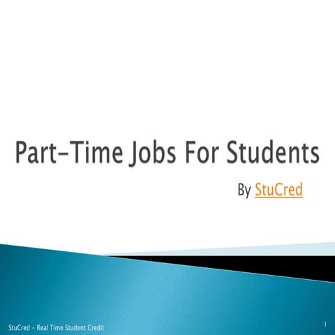 Part-Time Jobs for Students | PPTX