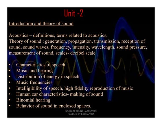 Basic theory of sound | PPT | Musical Instruments | Hobbies & Interests