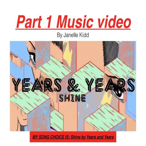 Part 1 Music Video Prep | PPT