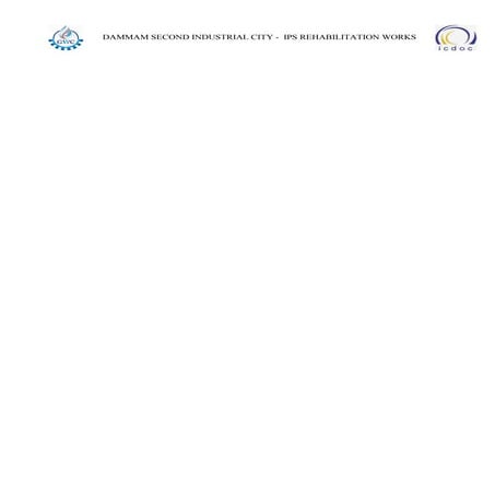 DAMMAM SECOND INDUSTRIAL CITY - IPS REHABILITATION WORKS | PDF
