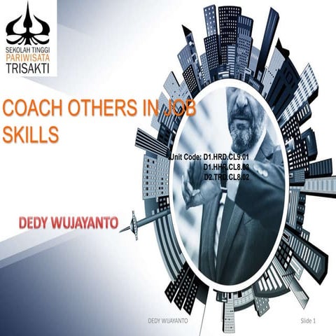 Part 1 coach others in job skills | PPT