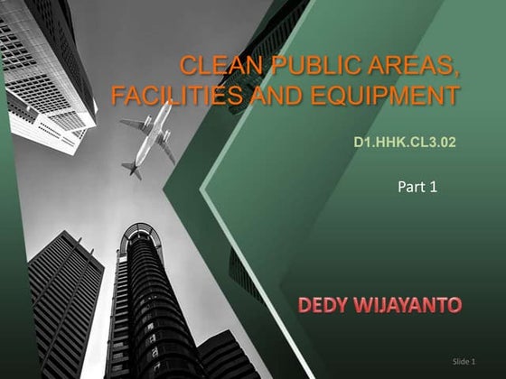 HOUSEKEEPING OPERATION: CLEANING PUBLIC AREAS | PPT