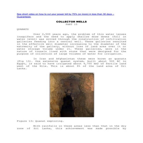 Part 10 sustainable water from collector well system