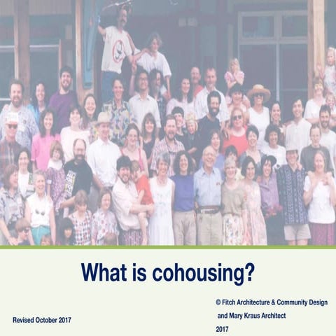 Part 1 a what is cohousing 171017 | PPS