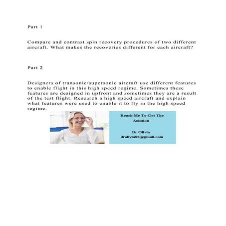 Part 1Compare and contrast spin recovery procedures of two dif.docx