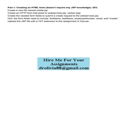 Part 1 Creating An Html Form Doesnt Require Any Jsp Knowlpdf 