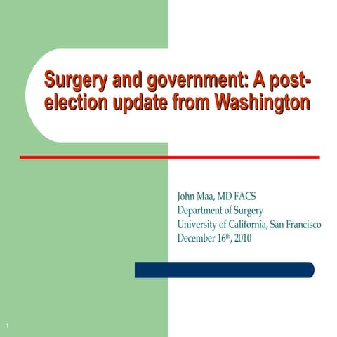 Part 1 department of surgery grand rounds | PPT