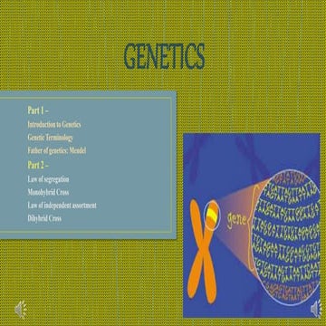 Classical Genetics : Genetics Terminologies | PPTX