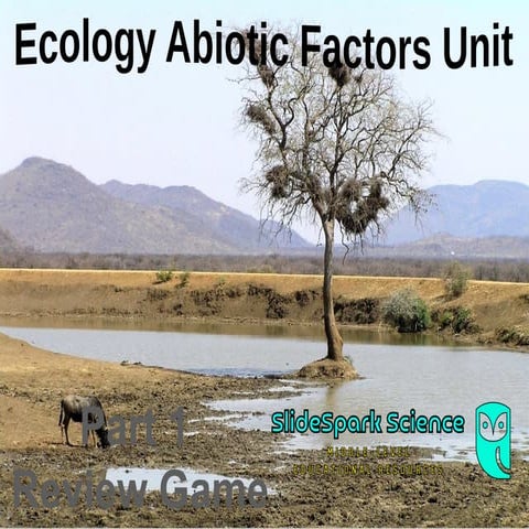 Ecology Abiotic Factors Quiz Game for Middle School Science | PPTX ...