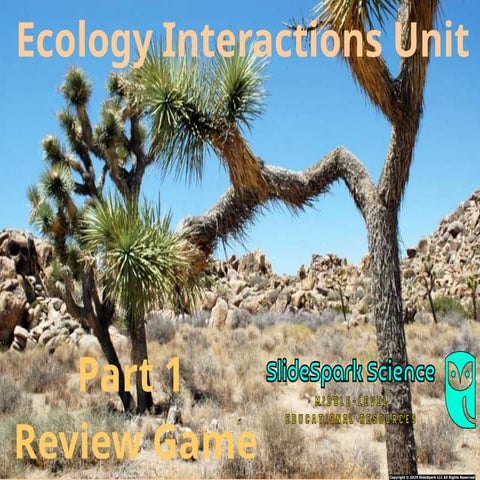 Ecology Quiz Game about Levels of Organization, Earth's Spheres, Sphere ...