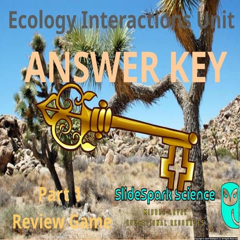 Ecology Quiz Game with Answers, Food Webs, Ecosystems, Earth's Spheres ...