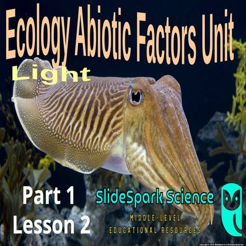 Abiotic Factors, Range of Tolerance, Light, Lesson for Middle School ...