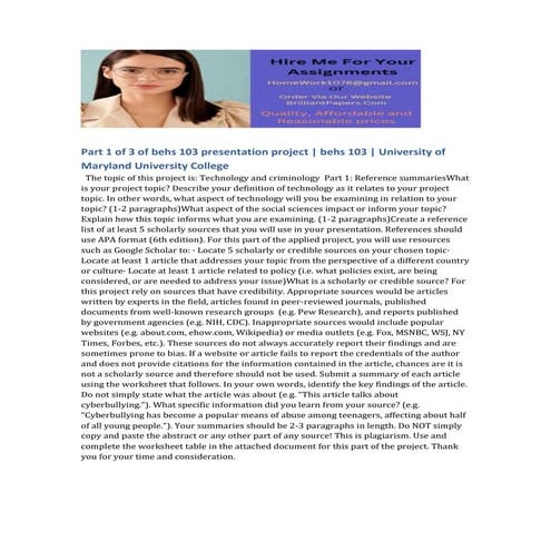 Part 1 of 3 of behs 103 presentation project behs.docx