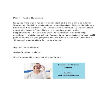 Part 1 Post a ResponseImagine you were recently promoted an.docx