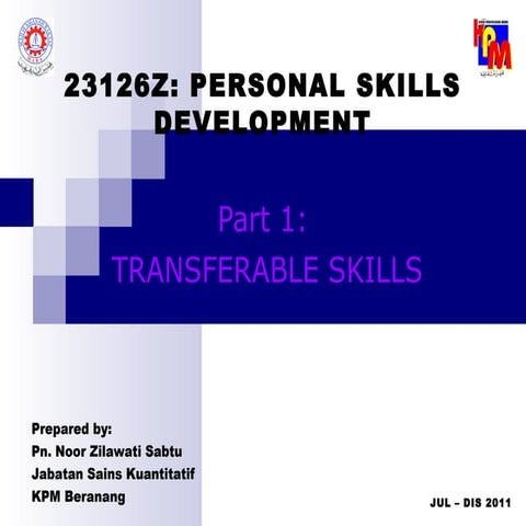 Part 1 transferable_skills | PPT